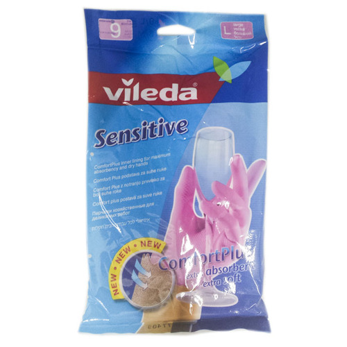 VILEDA gumena rukavica Sensitive L