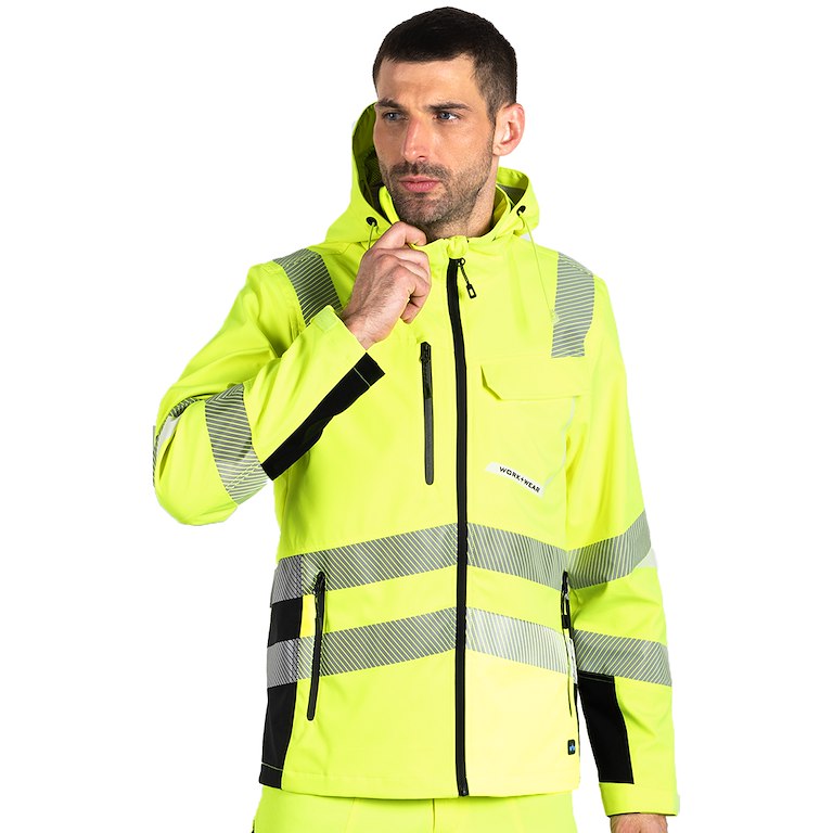 HI-VIZ JACKET, hi-viz sigurnosna zimska jakna, neon žuta