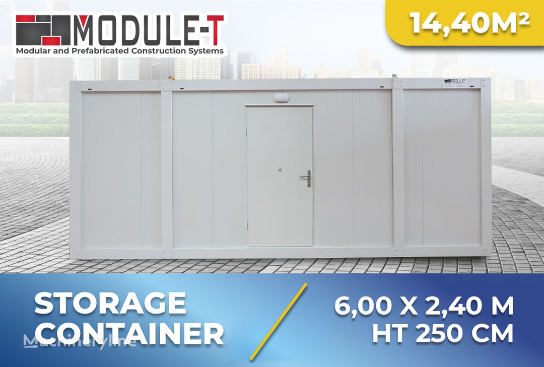 Novi Module-T STORAGE CONTAINER | 20 FT | MODULAR | PORTABLE | FLAT PACK | 10 radnički kontejner