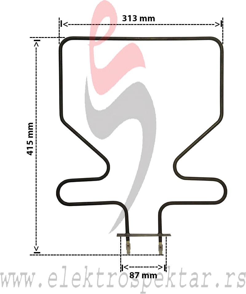 GREJAČ ŠPORETA GORENJE NOVI TIP 1100W 4110 033993