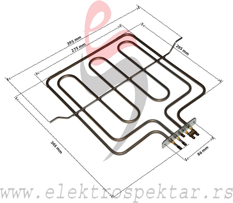 GREJAČ ŠPORETA BEKO 562100002 033987