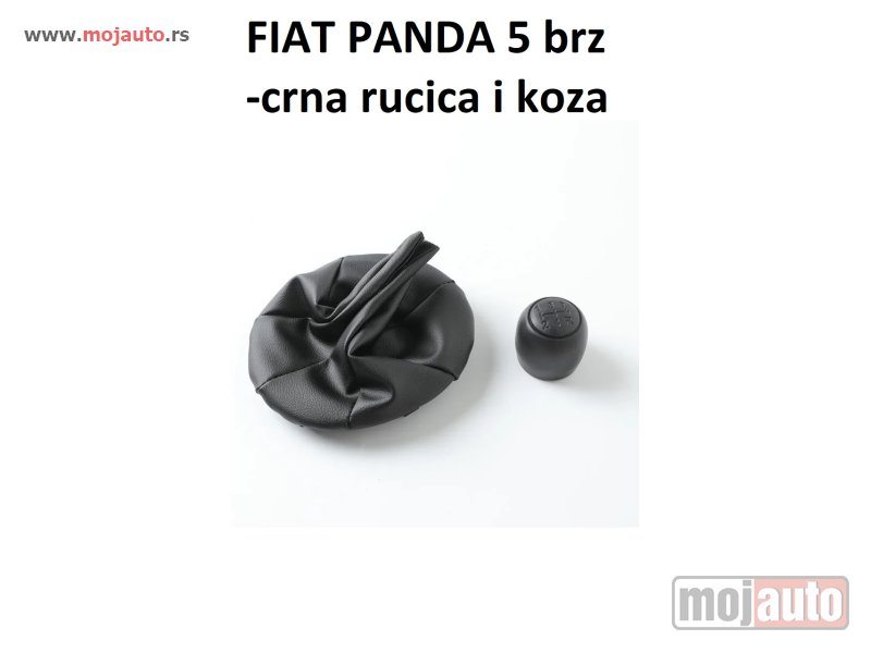 Fiat PANDA rucica menjaca sa 5 brzina CRNA + koza