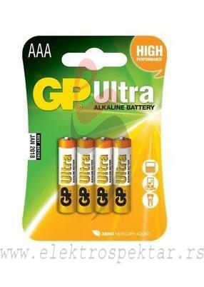 BATERIJA AAA, 4/1 BLISTER 1,5V ALKALNA 0393931