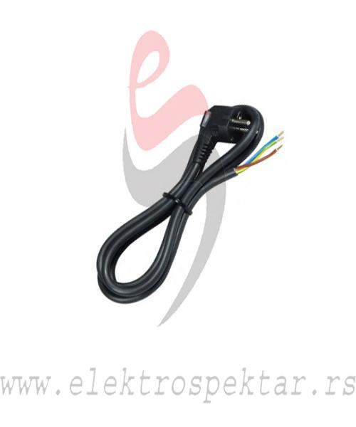 KABEL GGY 3X2.5 /3m SA VILJUŠKOM CRNI 0393204