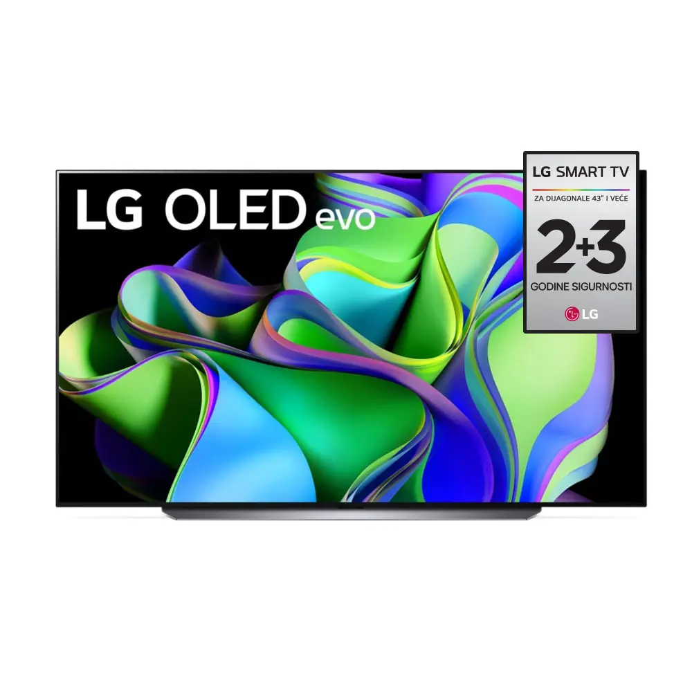 LG OLED83C31LA Televizor OLED evo, 83", 4K HDR, Smart, WebOS, Tamnosivi