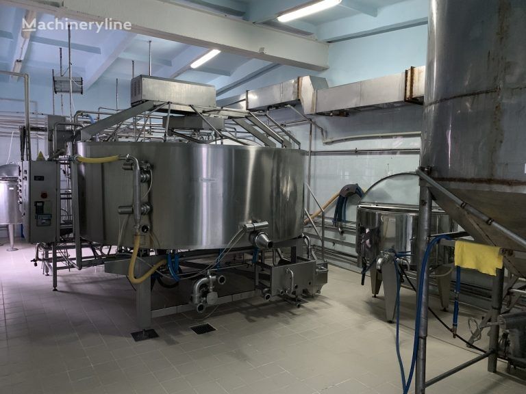 Equipment of a Complete Cheese Production Plant, Capacity 3.000 linija za proizvodnju sira