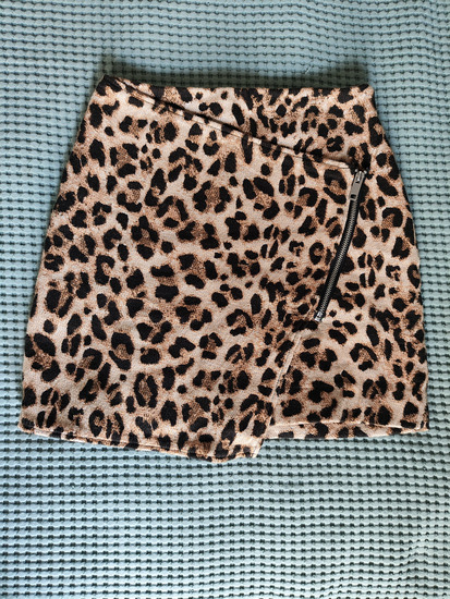 H&M leopard mini suknja
