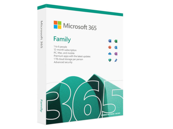 Licenca MICROSOFT Retail Microsoft 365 Family P10 /32bit/64bit/ English/6 korisnika/1 godina (6GQ-01890)