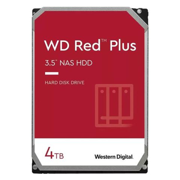 Hard Disk Western Digital Red Plus™ NAS 4TB WD40EFPX (CMR)