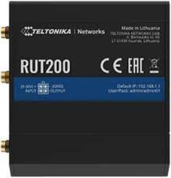 Industrijski ruter 4GLte WIFI RMS RUT200, Teltonika