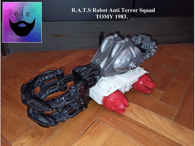 RATS ROBOT ANTI TERROR SQUAD - GRAPPLOR , TOMY 1983.