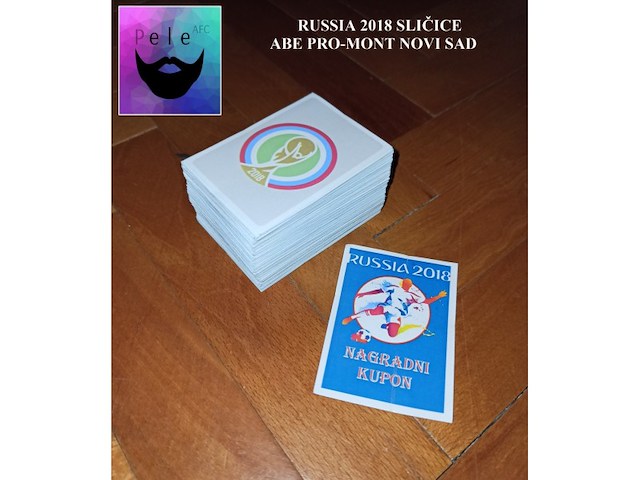 Slicice Russia 2018 ABE Pro-Mont 215 razlicitih slicica