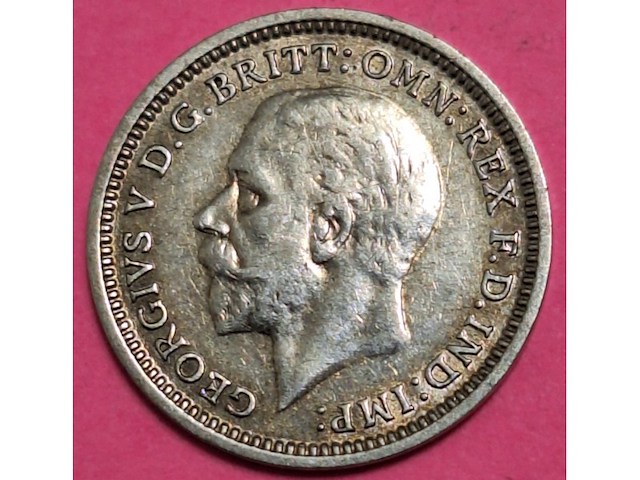 3 Pence 1934 Velika Britanija Srebro