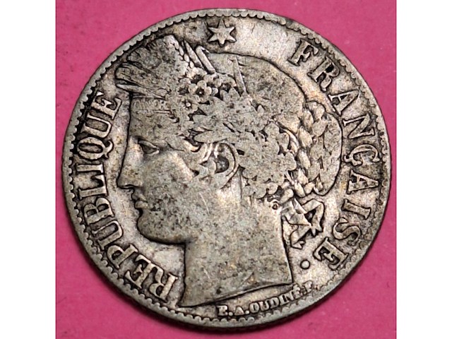 1 Franc 1888 Francuska Srebro