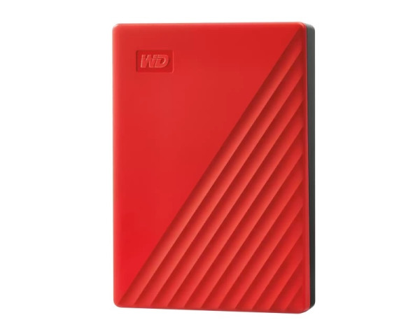 WD My Passport 4TB 2.5'' WDBPKJ0040BRD crveni