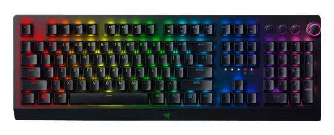 Razer BlackWidow V3 Pro tastatura USB + RF Wireless + Bluetooth QWERTY Američki engleski Crno