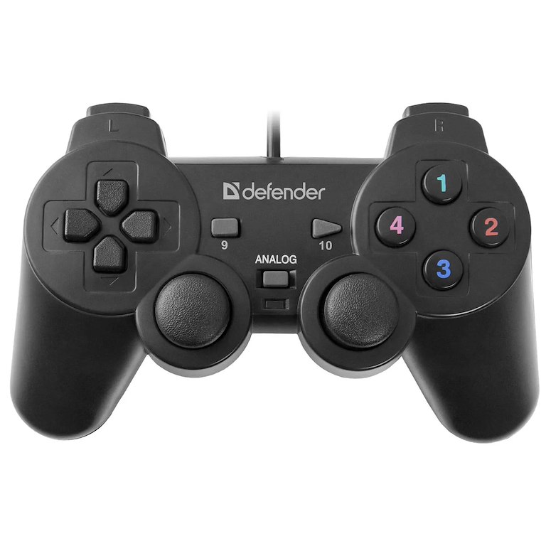 DEFENDER Gamepad Omega USB PC/PS3 crni