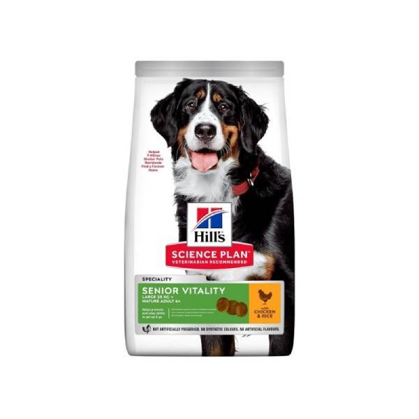 Hills Canine Mature Adult Senior Vitality Large Breed Chicken - 14 kg