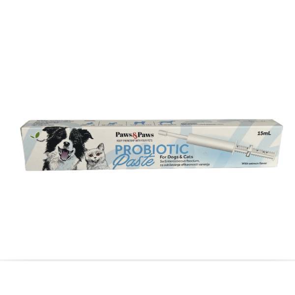 Paws&Paws Probiotic Pasta za optimalno varenje kod pasa I macaka - 15 ml