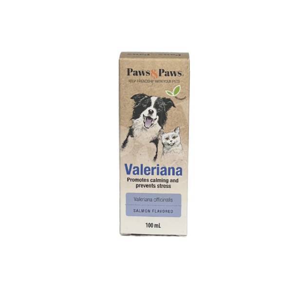 Paws&Paws Valeriana, Preperat koji ublazava stres I anksioznost kod pasa - 100 ml