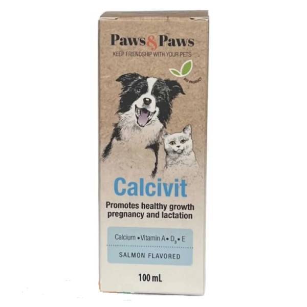 Paws&Paws Calcivit, Suplementi za pse, kalcijum - 100 ml