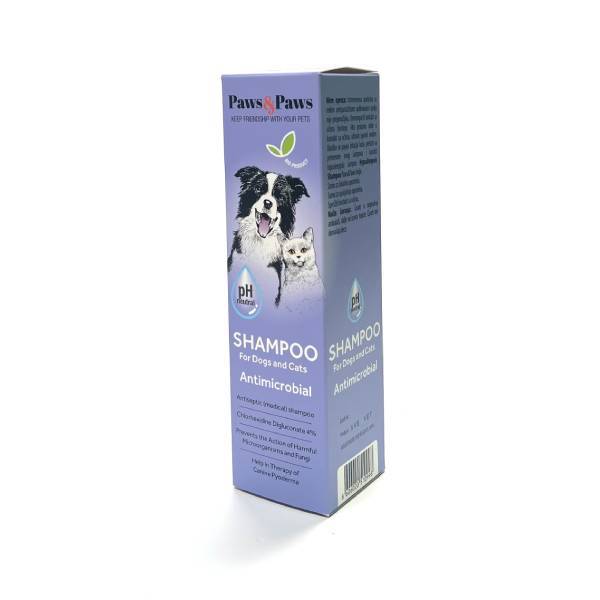 Paws&Paws Shampoo Antimicrobal, Sampon za pse sa osetljivom kozom - 250 ml