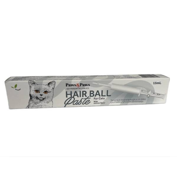 Paws&Paws Hair&Ball pasta za macke - 15 ml