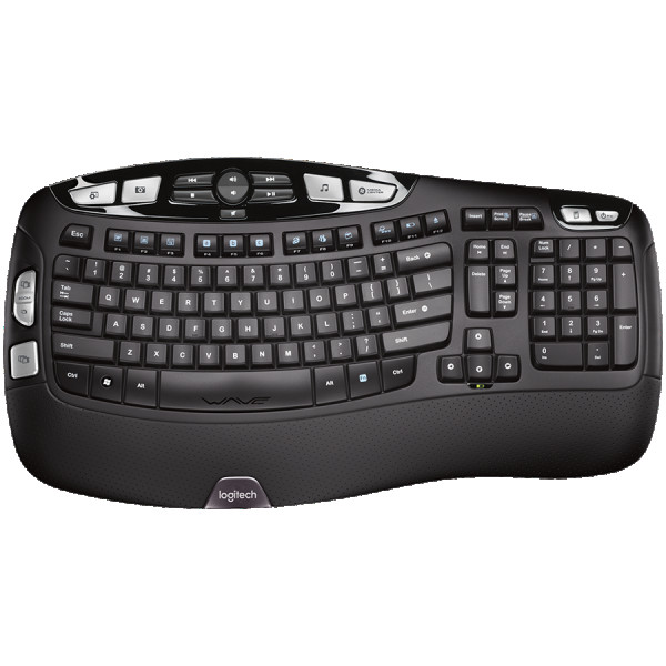 LOGITECH Wave Bluetooth ergonomic keyboard - GRAPHITE - US INTL ( 920-012304 )