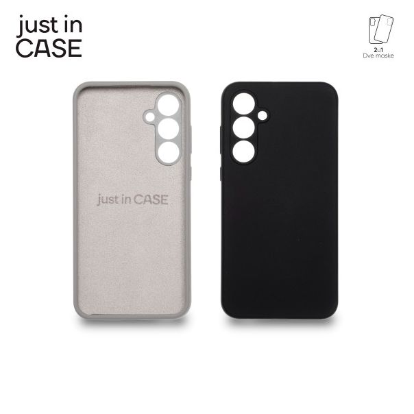 JUST IN CASE Maska 2u1 Extra case MIX PLUS za Samsung Galaxy A55, crna