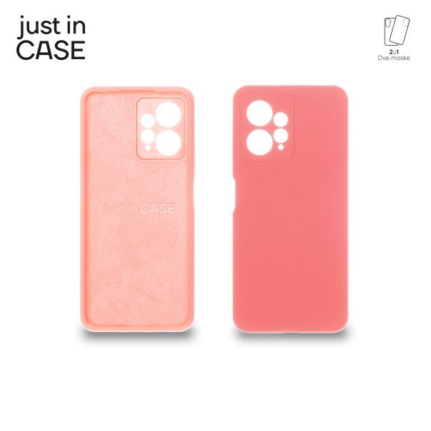 JUST IN CASE Maska 2u1 Extra case MIX PLUS za Redmi Note 12, roza