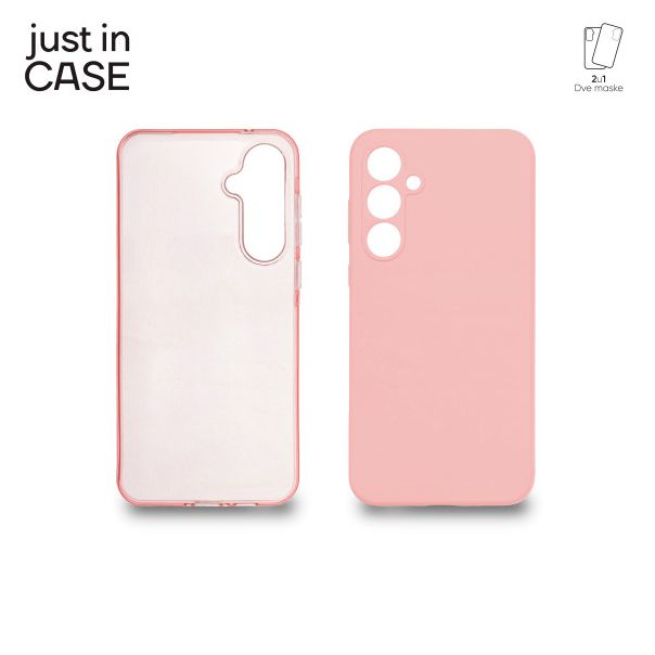 JUST IN CASE Maska 2u1 Extra case MIX za Samsung Galaxy A55, pink