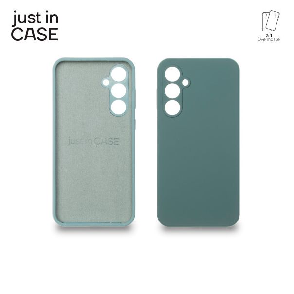 JUST IN CASE Maska 2u1 Extra case MIX PLUS za Samsung S23 FE, zelena