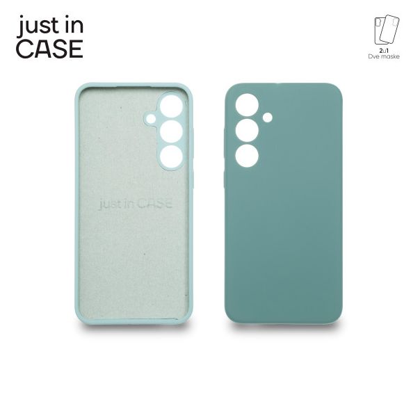 JUST IN CASE Maska 2u1 Extra case MIX PLUS za Samsung S24 Plus, zelena