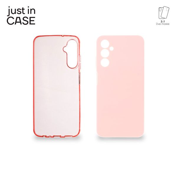 JUST IN CASE Maska 2u1 Extra case MIX za Samsung Galaxy A05S, roza