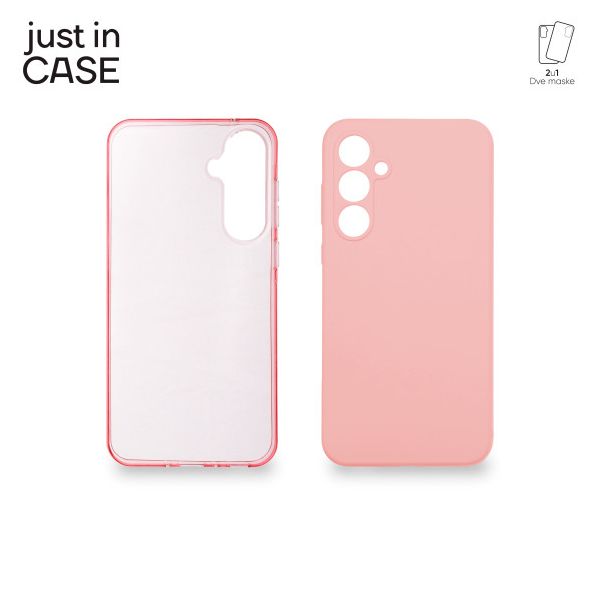JUST IN CASE Maska 2u1 Extra case MIX za Samsung Galaxy A35, roza