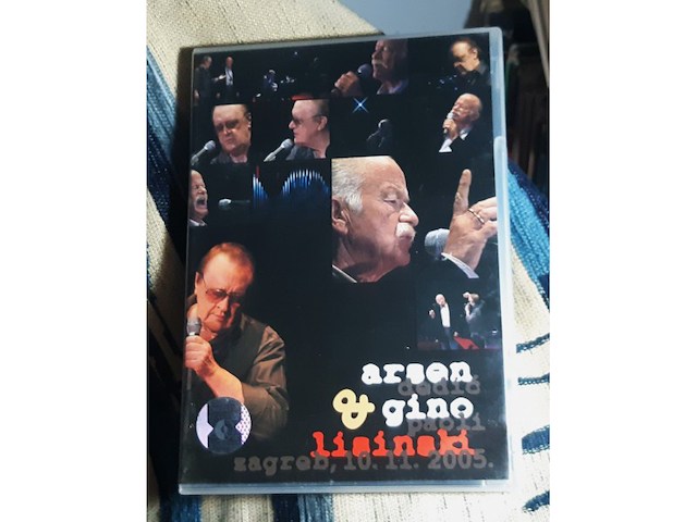 Arsen Dedić i Gino Paoli ‎– Lisinski (2 DVD)