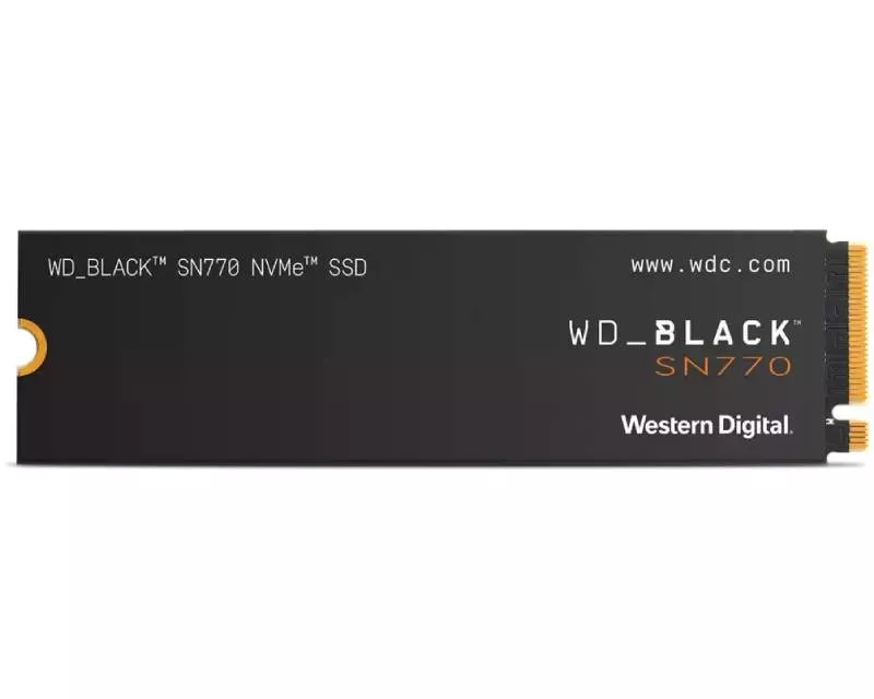 500GB M.2 NVMe Gen4 SSD WDS500G3X0E SN770 Black