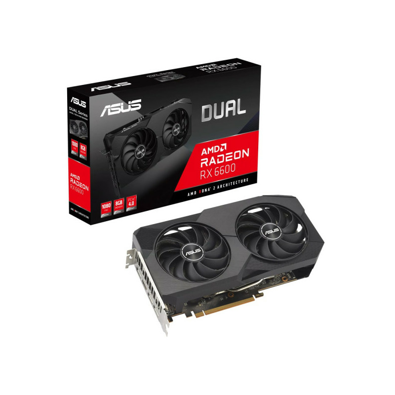 SVGA ASUS AMD Radeon RX 6600 8GB DUAL-RX6600-8G-V2