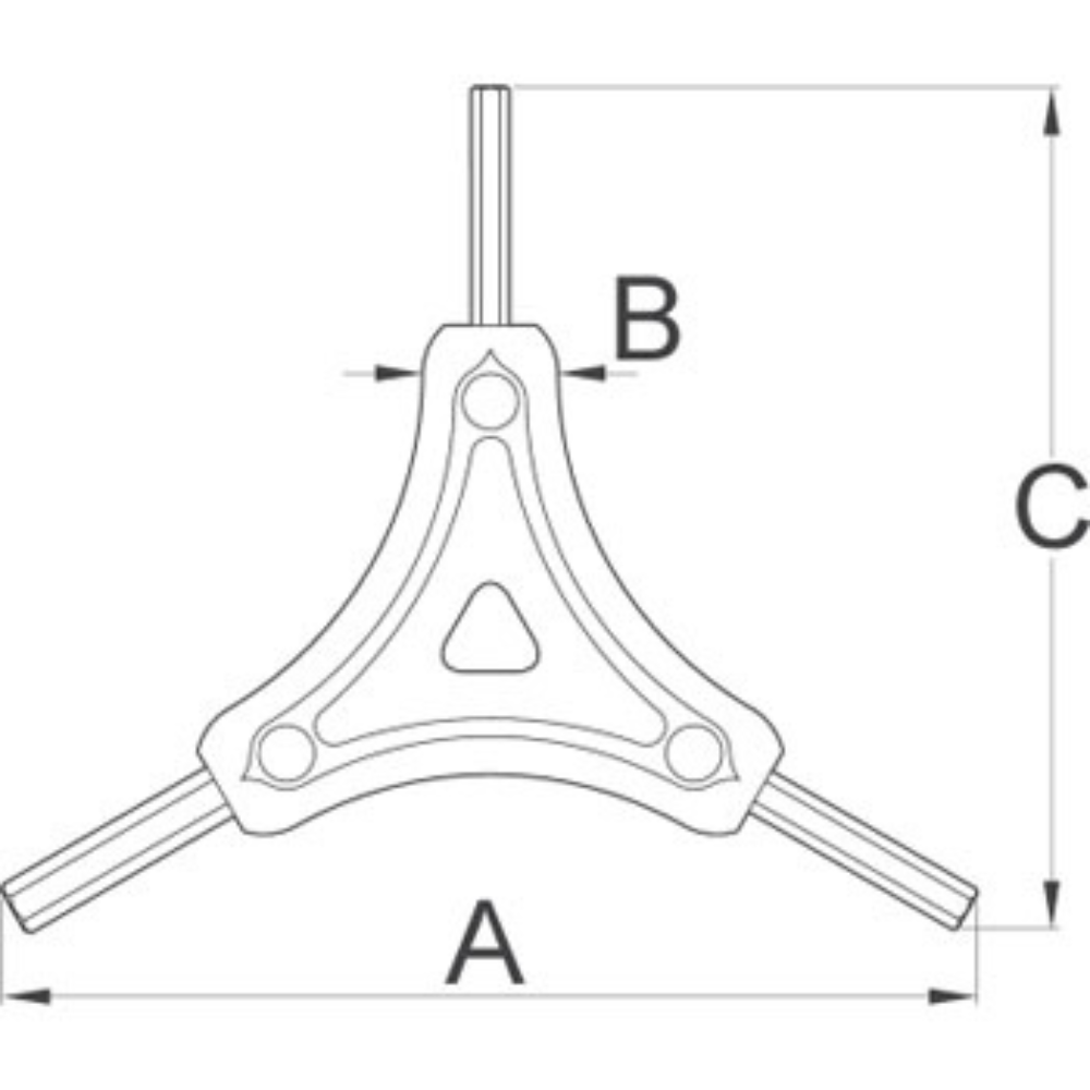 Unior – Imbus trokraki 1781/2hx – 624028