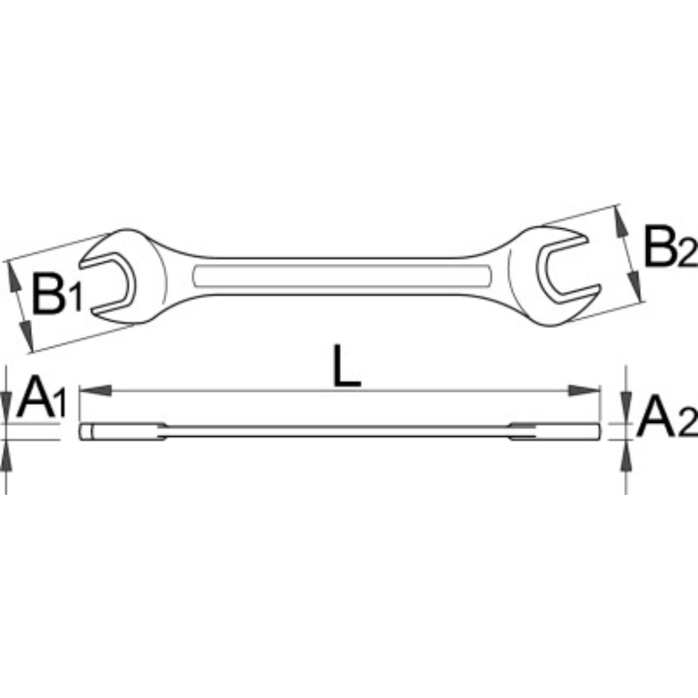 Unior – Ključ viljuškasti 13 x 17 112/2 – 603134