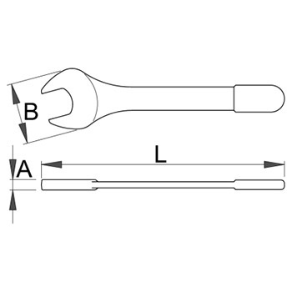 Unior – Ključ viljuškasti jednostrani izolovan 24mm 110/2VDEDP – 612184
