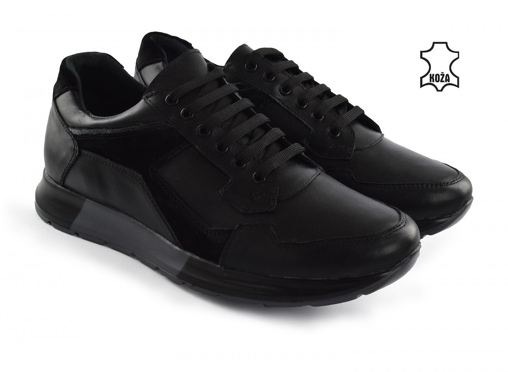 Kožne muške cipele 1401CR crne