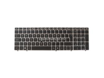 Tastatura za laptop HP 8560p Veliki Enter sivi frame sa misem