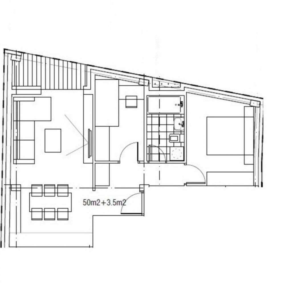 Dvoiposoban stan na prodaju, 54m2, 105.300€