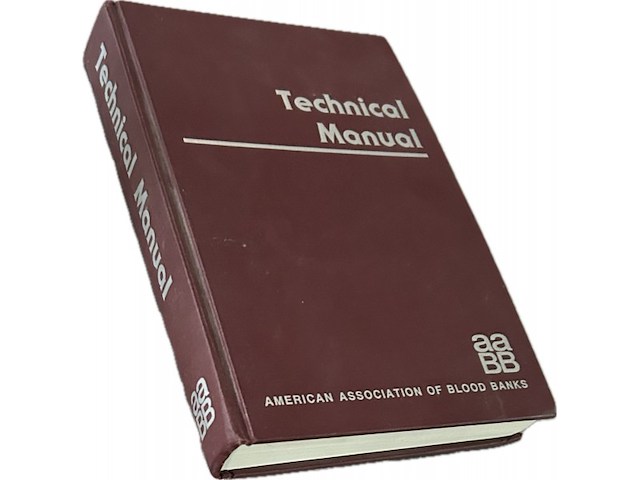 Technical Manual American Association Blood Banks