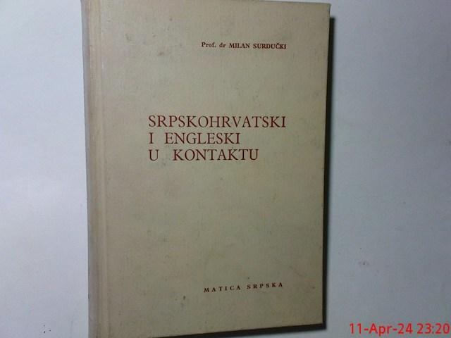 MILAN SURDUCKI - SRPSKOHRVATSKI I ENGLESKI U KONTAKTU