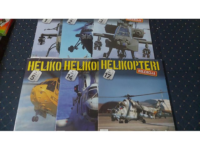 Helikopteri/Kolekcija/Casopis/6 brojeva/Bez maketa