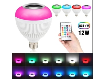 Bluetooth LED RGB sijalica+zvučnik