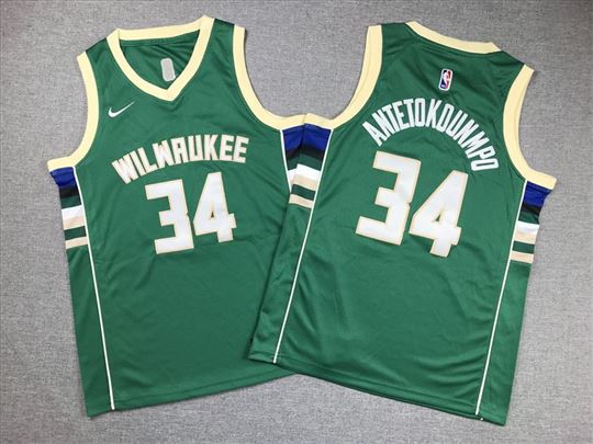 Giannis Antetokounmpo Milwaukee Bucks dečiji dres