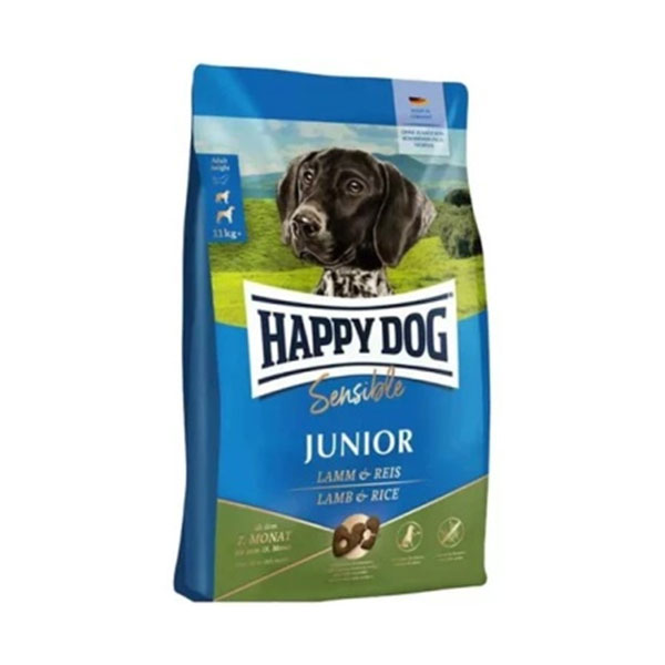 Hrana za pse Junior Sensitive Jagnjetina pirinač 10kg Happy Dog 19KROHD000205